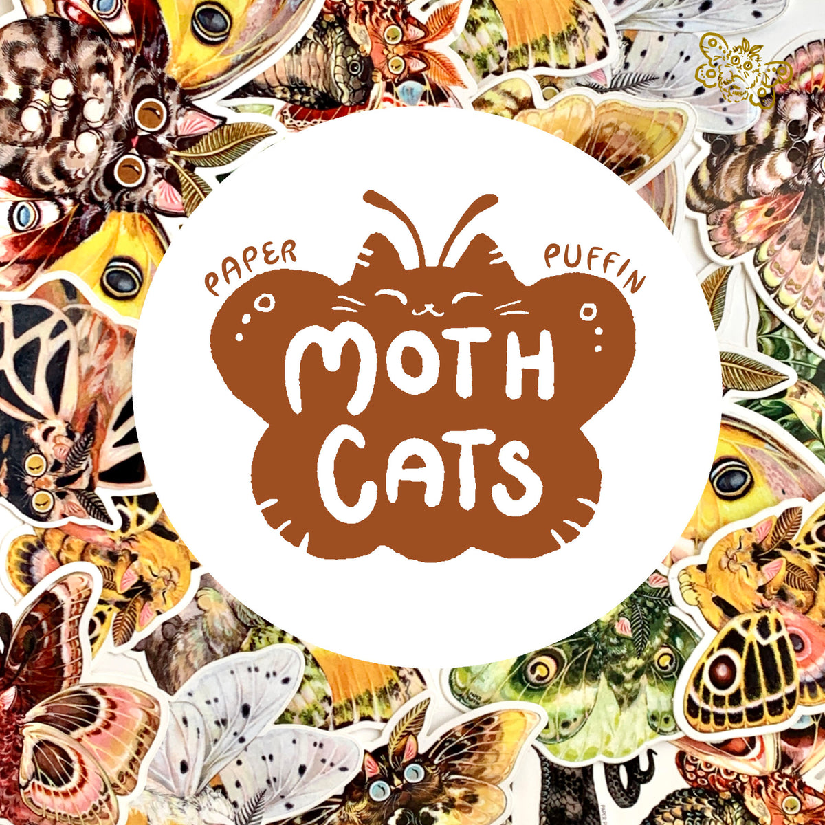 Moth Cats – PaperPuffin