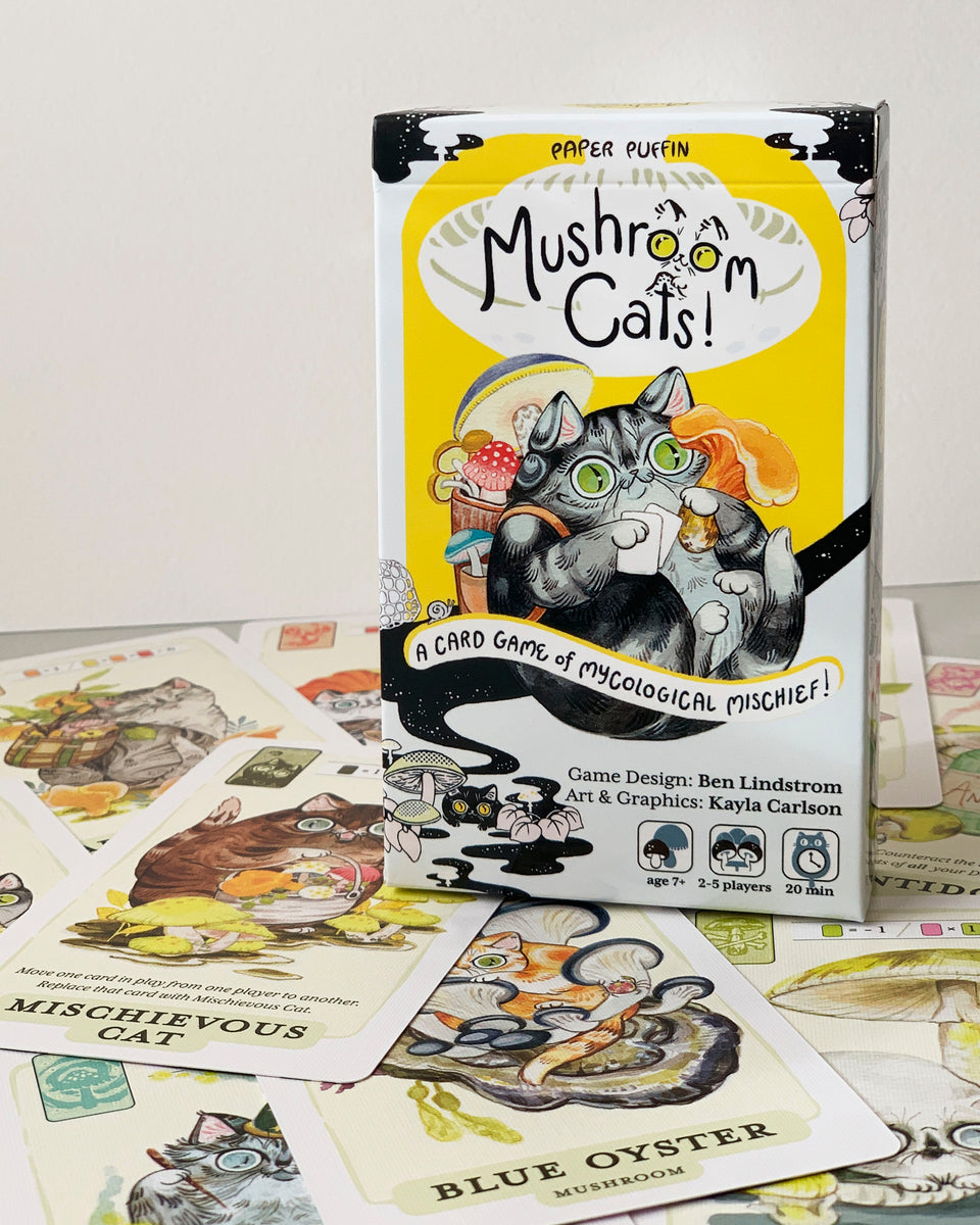 Mushroom Cats! A Card Game of Mycological Mischief – PaperPuffin
