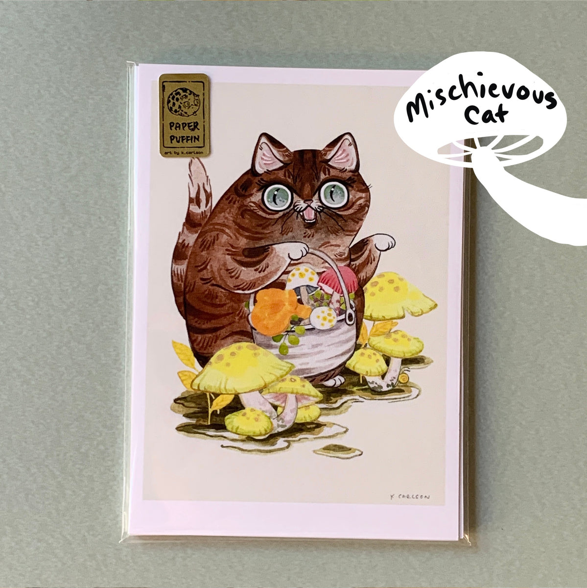 Mushroom Cats! Archival Prints – PaperPuffin