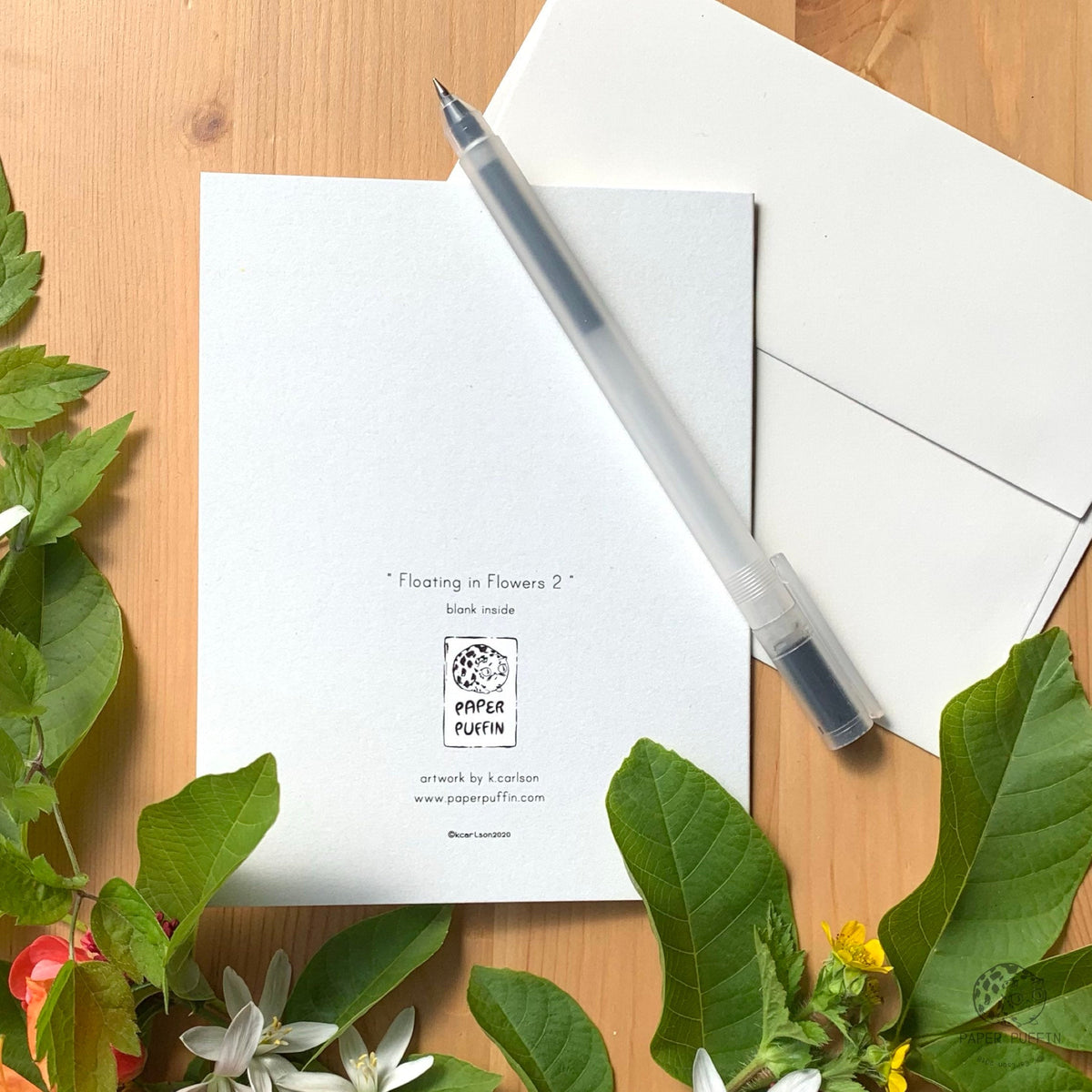 Curious Green Eyes Card – PaperPuffin